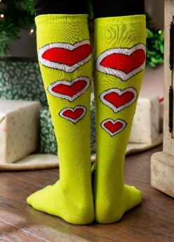 Dr. Seuss The Grinch Knee High Costume Socks - Imaginations Costume & Dance