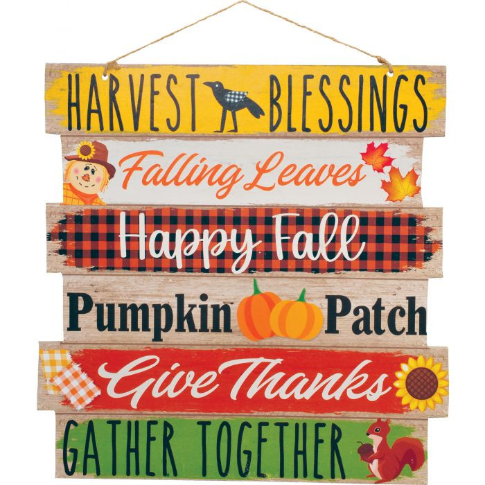 Fall Greetings Sign Assortment - Imaginations Costume & Dance