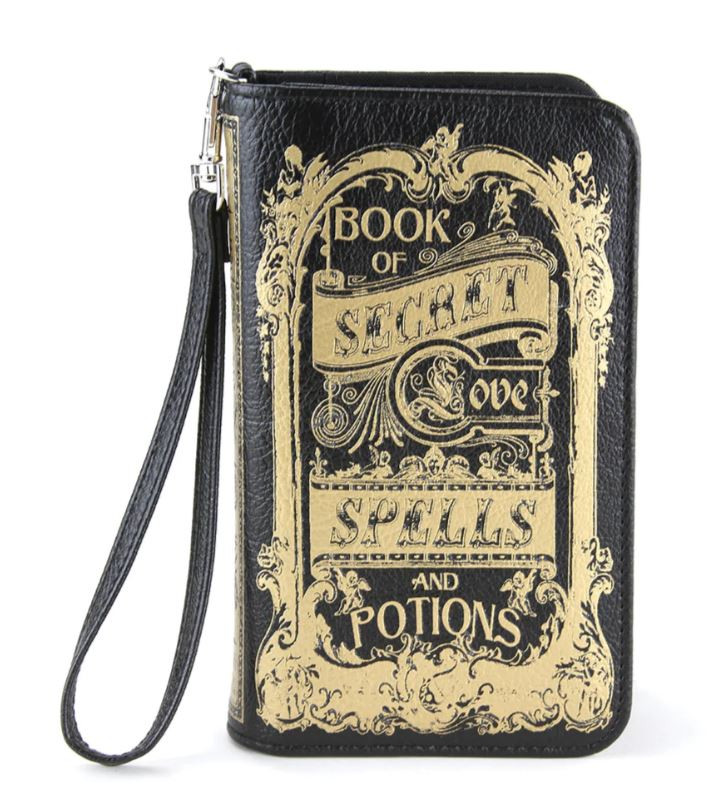 Book Of Secrets Wallet In Vinyl - Imaginations Costume & Dance