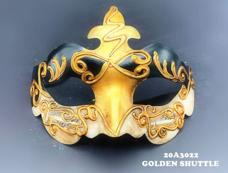 Masquerade Musical Style Mask - Imaginations Costume & Dance
