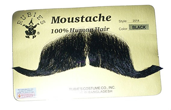 Colonel Major Moustache 100% Human Hair
