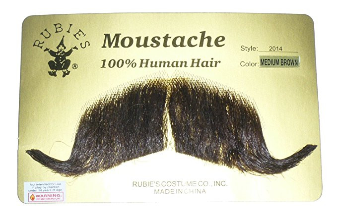Colonel Major Moustache 100% Human Hair