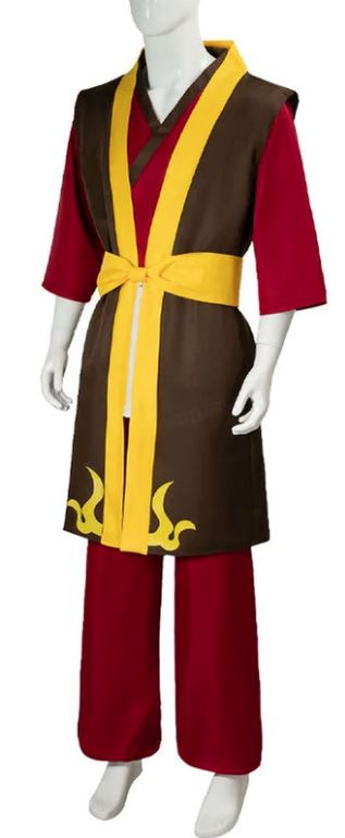 Anime Avatar: The Last Airbender Prince Zuko Outfit Cosplay Costumes ...
