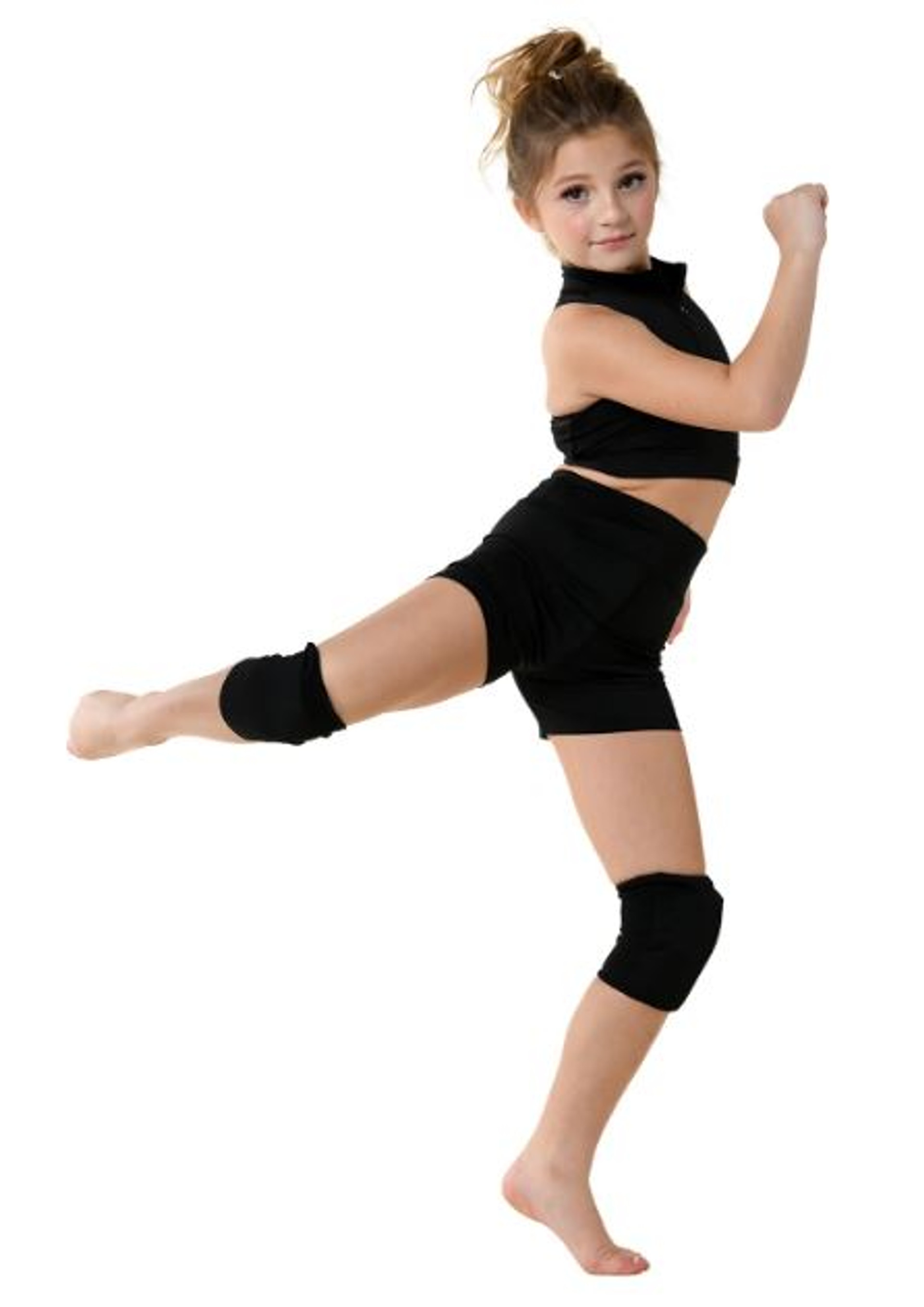 Danz N Motion Black Knee Pads - Imaginations Costume & Dance