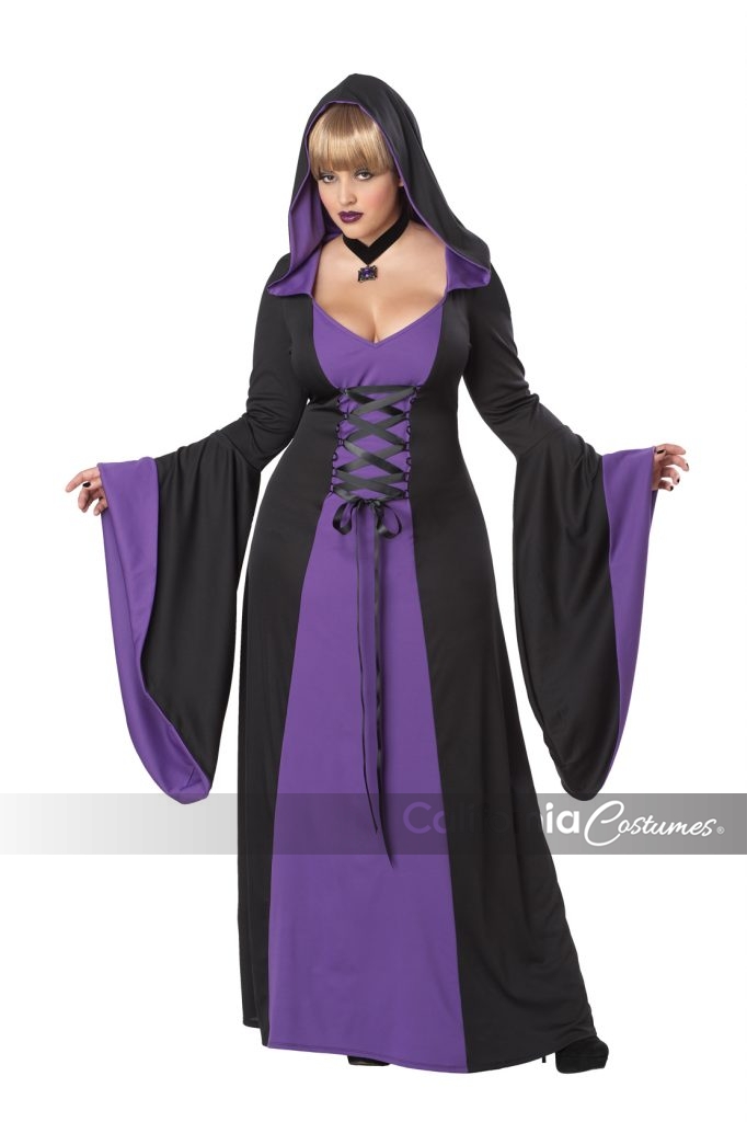 Deluxe Hooded Robe Plus Size - Imaginations Costume & Dance