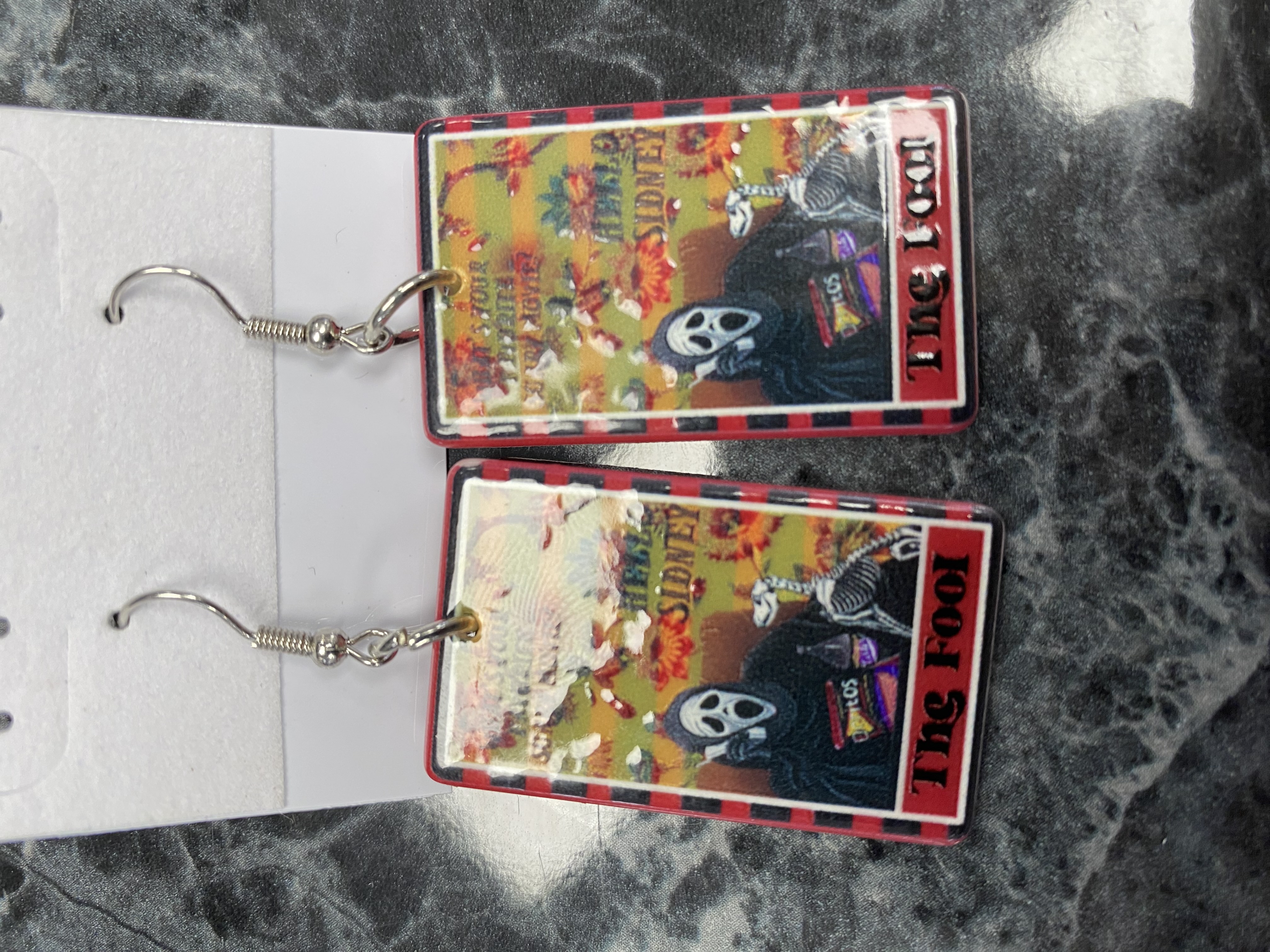 MBP The Fool Ghost Earrings - Imaginations Costume & Dance