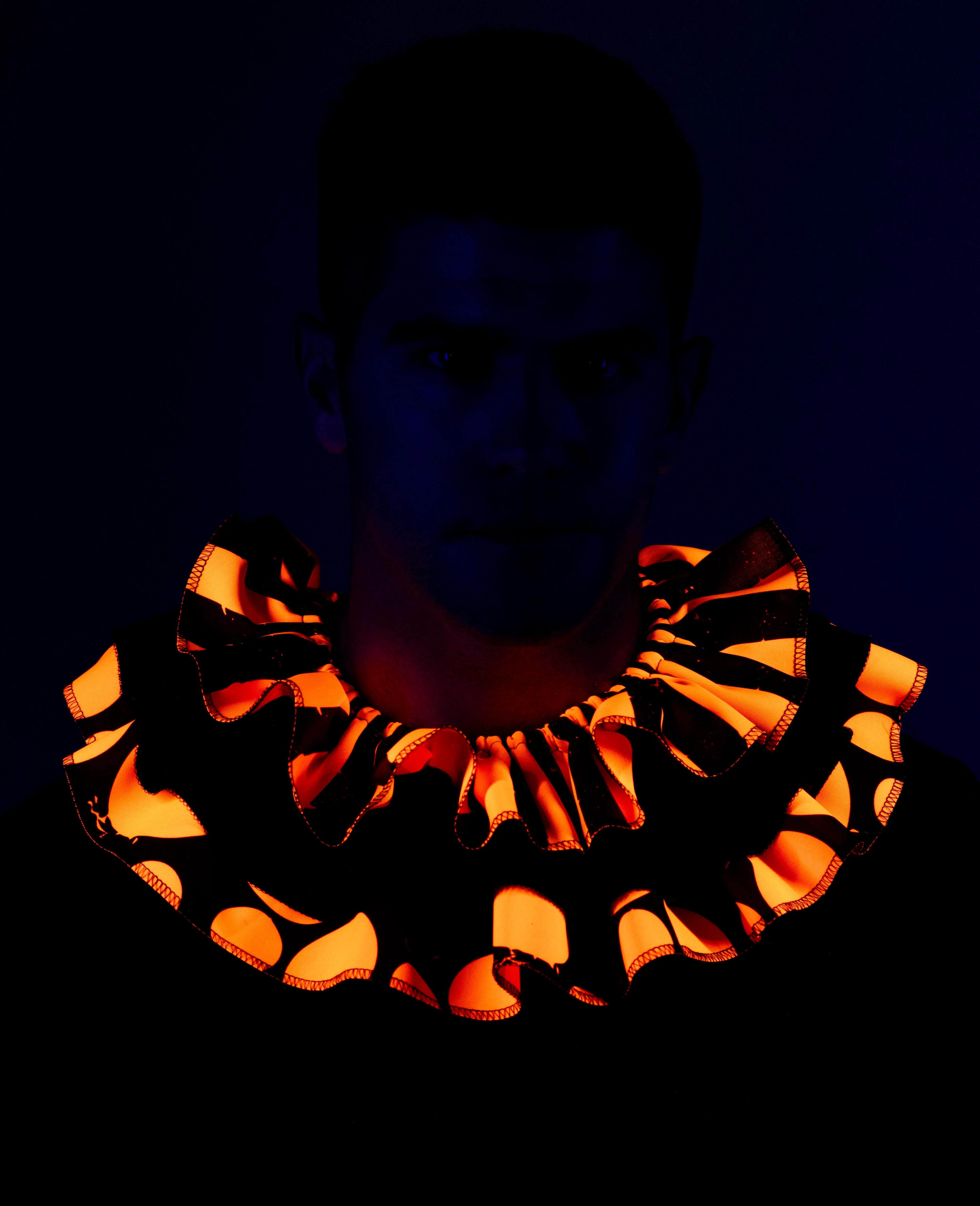 Blacklight Reactive Clown Collar - Imaginations Costume & Dance