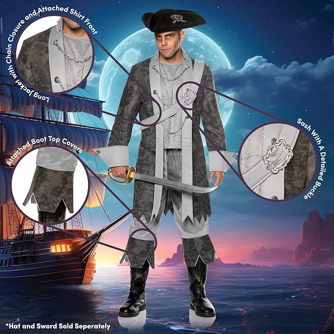 Grey Phantom Costume for Adults - Imaginations Costume & Dance