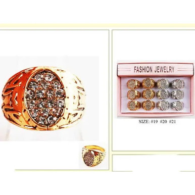 PIMP RINGS GOLD AND SILVER MENS - Imaginations Costume & Dance