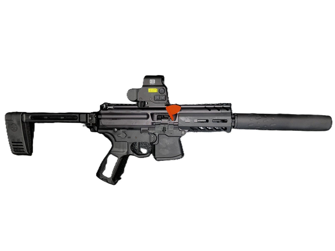 SIG SAUER MPX K PISTOL 9MM + EOTECH EXPS3 SCOPE + YHM SIDEWINDER M2