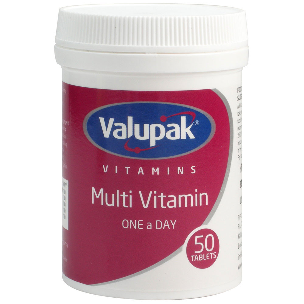 Valupak Multivitamin One A Day Tablets