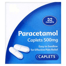 Paracetamol 500mg Caplets (pack of 32) P