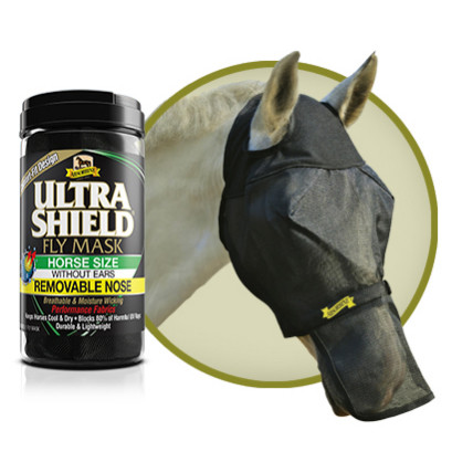 Absorbine UltraShield Fly Mask With Removable Nose