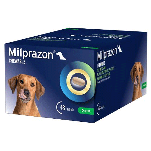 Milprazon 12.5mg/125mg Tablets for Dogs