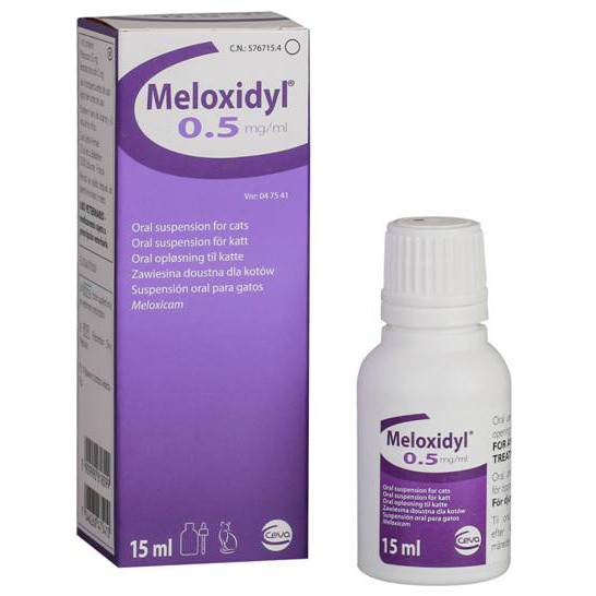 Meloxidyl 0.5 mg/ml oral suspension for cats
