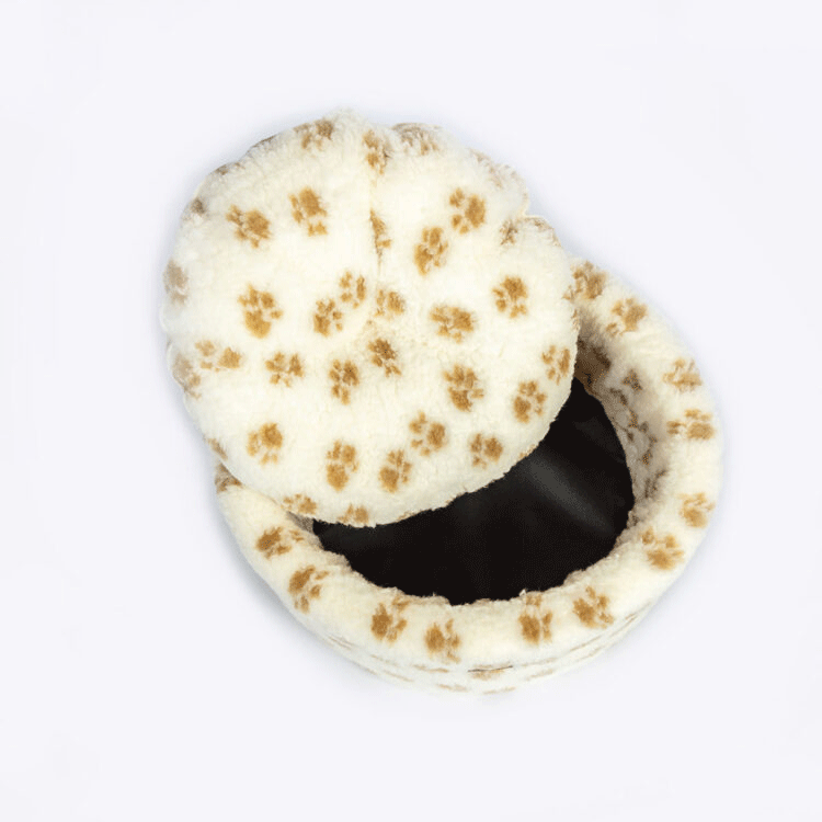 Danish Design Cat Cosy Bed Cream
