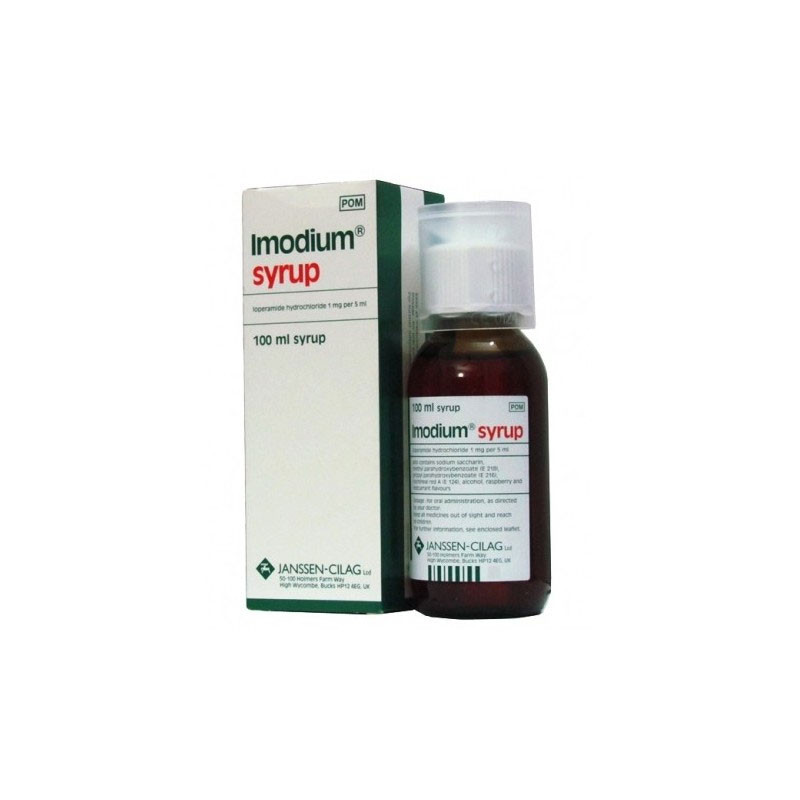 Imodium 1mg/5ml Oral Syrup Solution 100ml POM