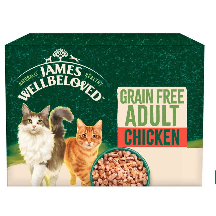 James Wellbeloved Adult Chicken in Jelly Grain Free Cat Food