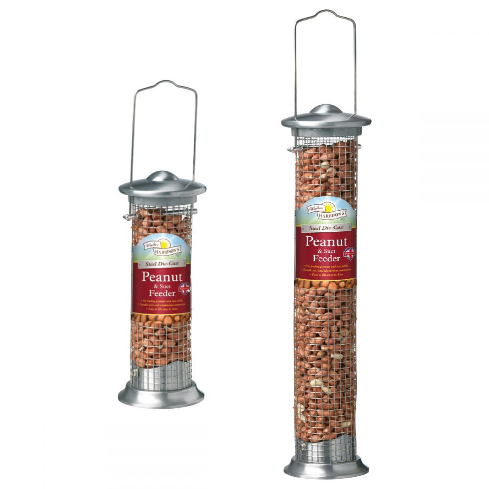 Harrisons Brushed Steel Die-Cast Die-Cast Nut Feeder