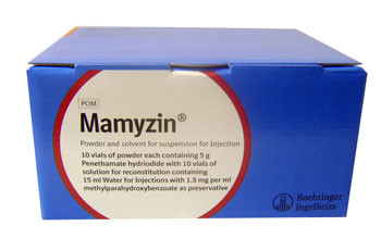 Mamyzin 269.5 mg/ml powder and solvent for suspension POM