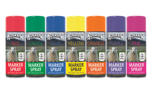 Agrimark Marker Spray - Visible Mark for Animals.