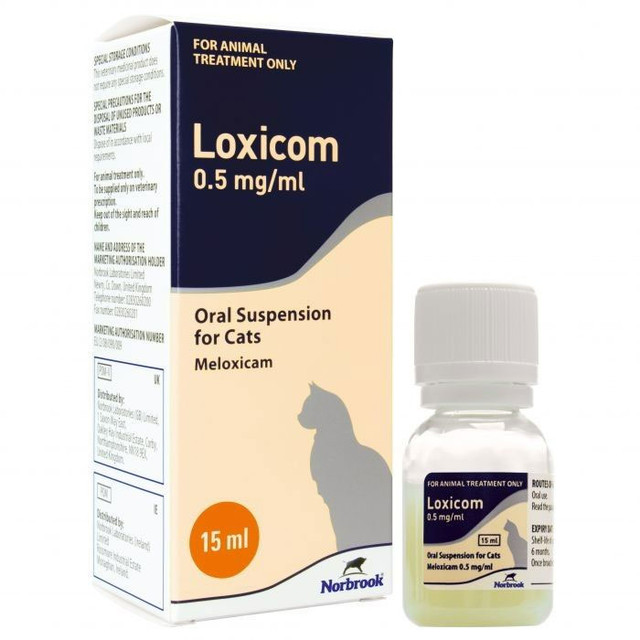Loxicom 0.5mg/ml Oral Suspension for cats POM