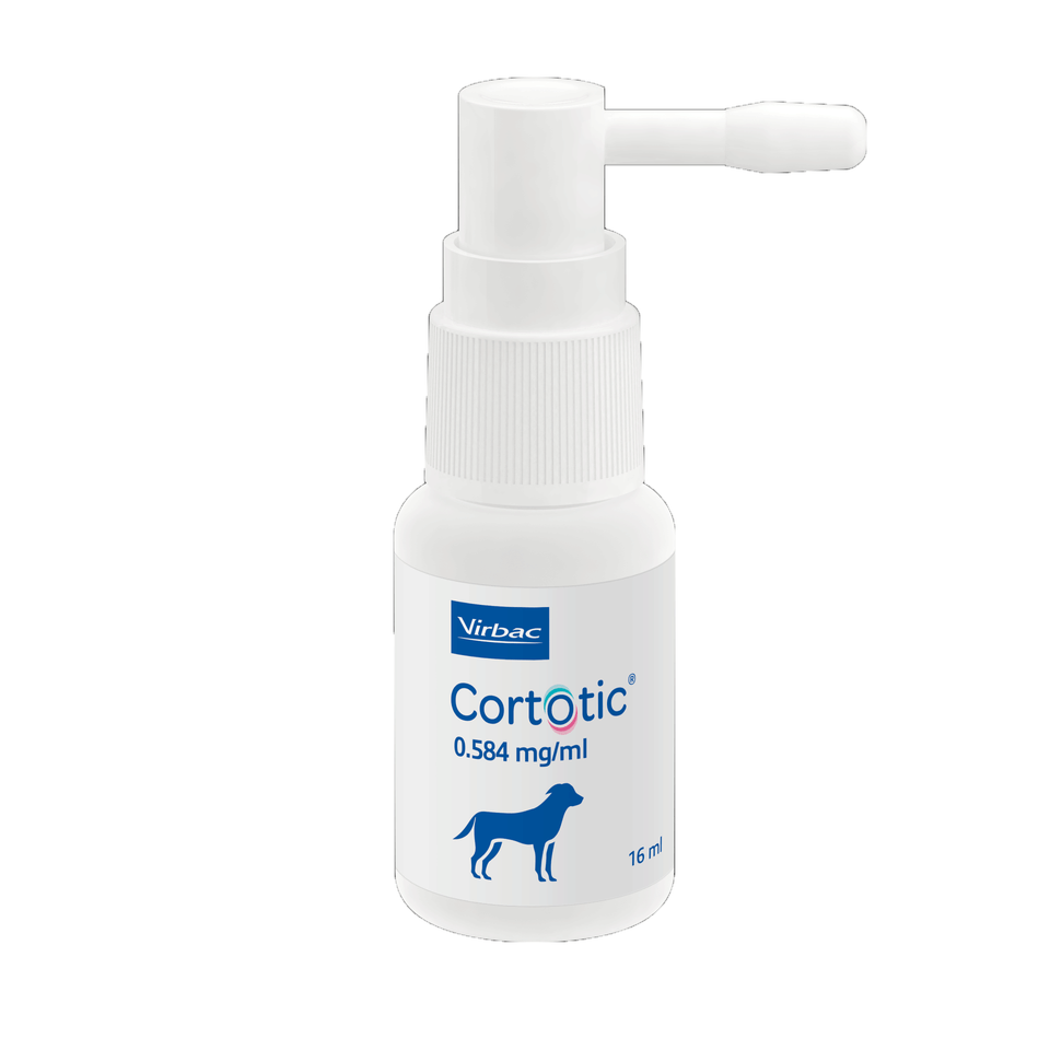 Virbac Cortotic Ear Spray Solution for Dogs 16ml