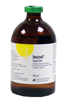 Imizol 85 mg/ml Solution for Injection for cattle 100ml POM