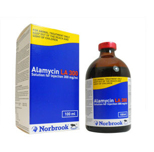 Alamycin LA 300 Injection 100ml POM