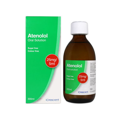 Atenolol Solution 25mg/5ml 300ml