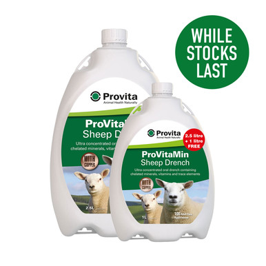 Provita Provitamin Sheep w/ Copper Promo Pack 2.5L