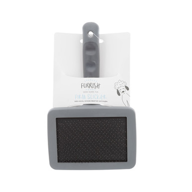 Furrish Firm Slicker Brush - Add Volume & Remove Tangles