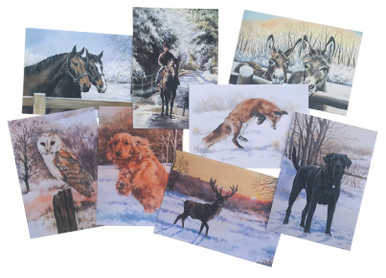 Caroline Cook Winter Collection - 16 Cards, 8 Designs