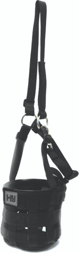 'Equestrian Nylon Grazing Muzzle with Rubber Base'