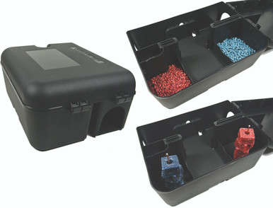 Pelgar Rat Box for Grain, Block, Pasta Bait - Lockable