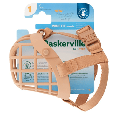 Baskerville Wide Fit Muzzle Size 1