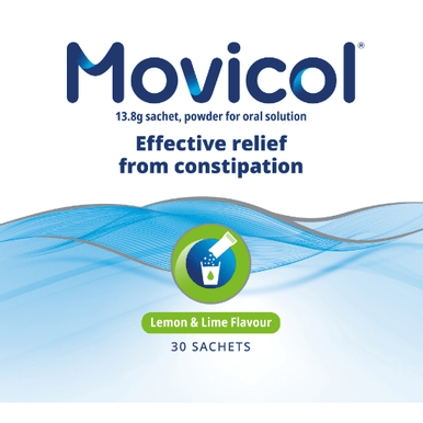 Movicol 13.7g Sachets Lemon & Lime (pack of 30)