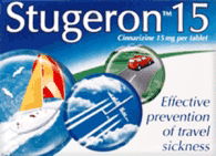 Stugeron 15mg Travel Tablets (pack of 15) P