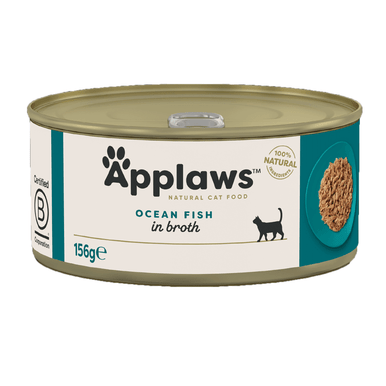 Applaws Ocean Fish in Broth - 156g Tin