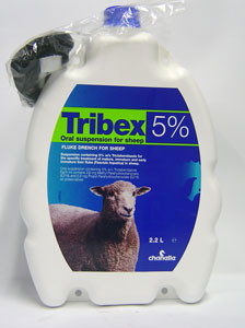 Tribex 5% Oral Suspension for Sheep 5L