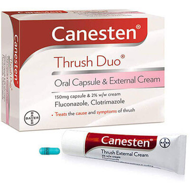 Canesten Thrush Duo Oral Capsule & External Cream P