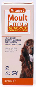 Vitapet Moult Formula Coat Conditioner for dogs