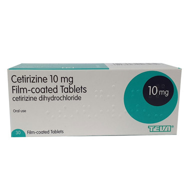 Cetirizine Tablets 10mg (pack of 30) P