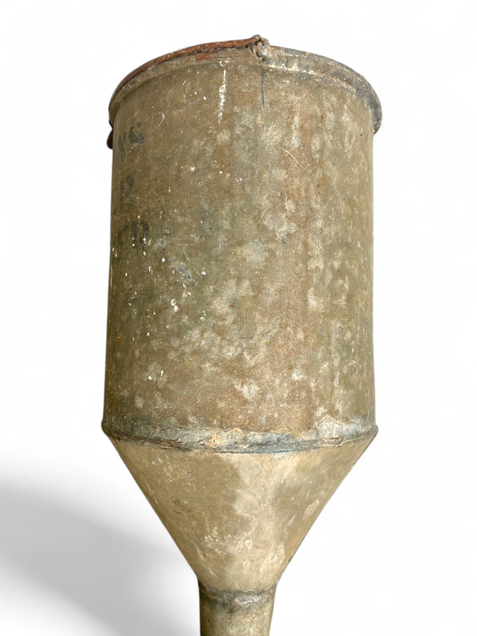Antique SIMPSON & SONS grain funnel galvanised agricultural 1850's ...