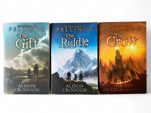 PELLINOR trilogy Gift Riddle Crow by Alison Croggon paperback books X3 ...