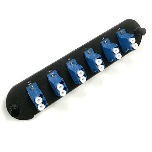 Corning CCH Compatible LC SM 12F Adapter Panel - Blue