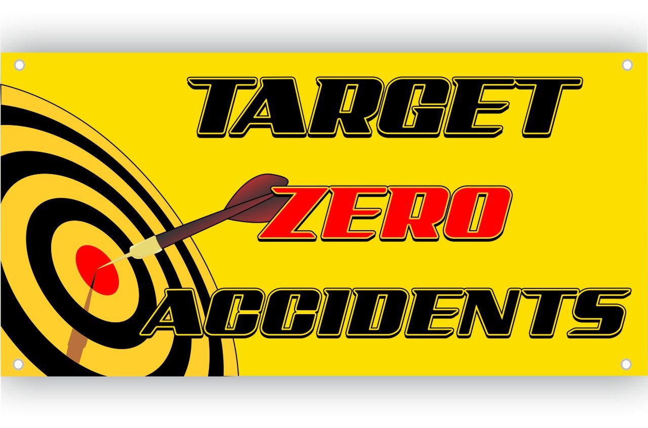 TARGET ZERO ACCIDENTS SAFETY BANNER