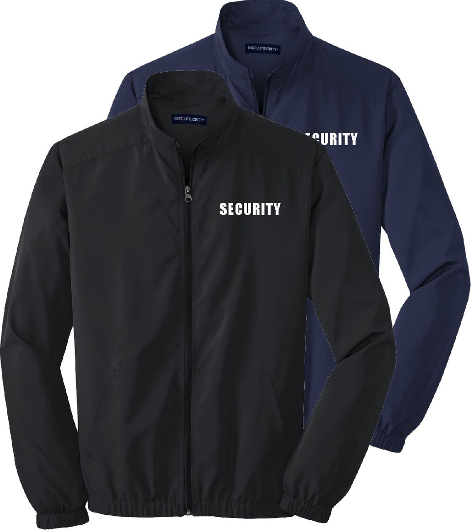 Security - Lightweight Windbreaker Jacket - Safety Imprints