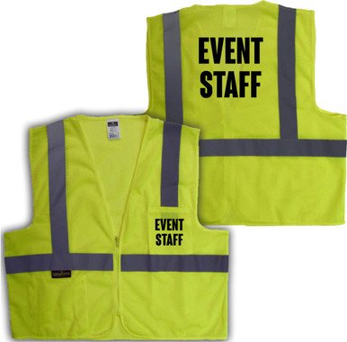 SV2 Safety Vest Class 2 EVENT STAFF Hi Vis Vest