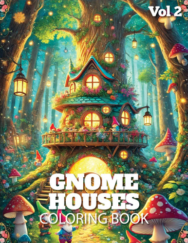 Kewl Koloring - Gnome House Coloring Pages Vol 2